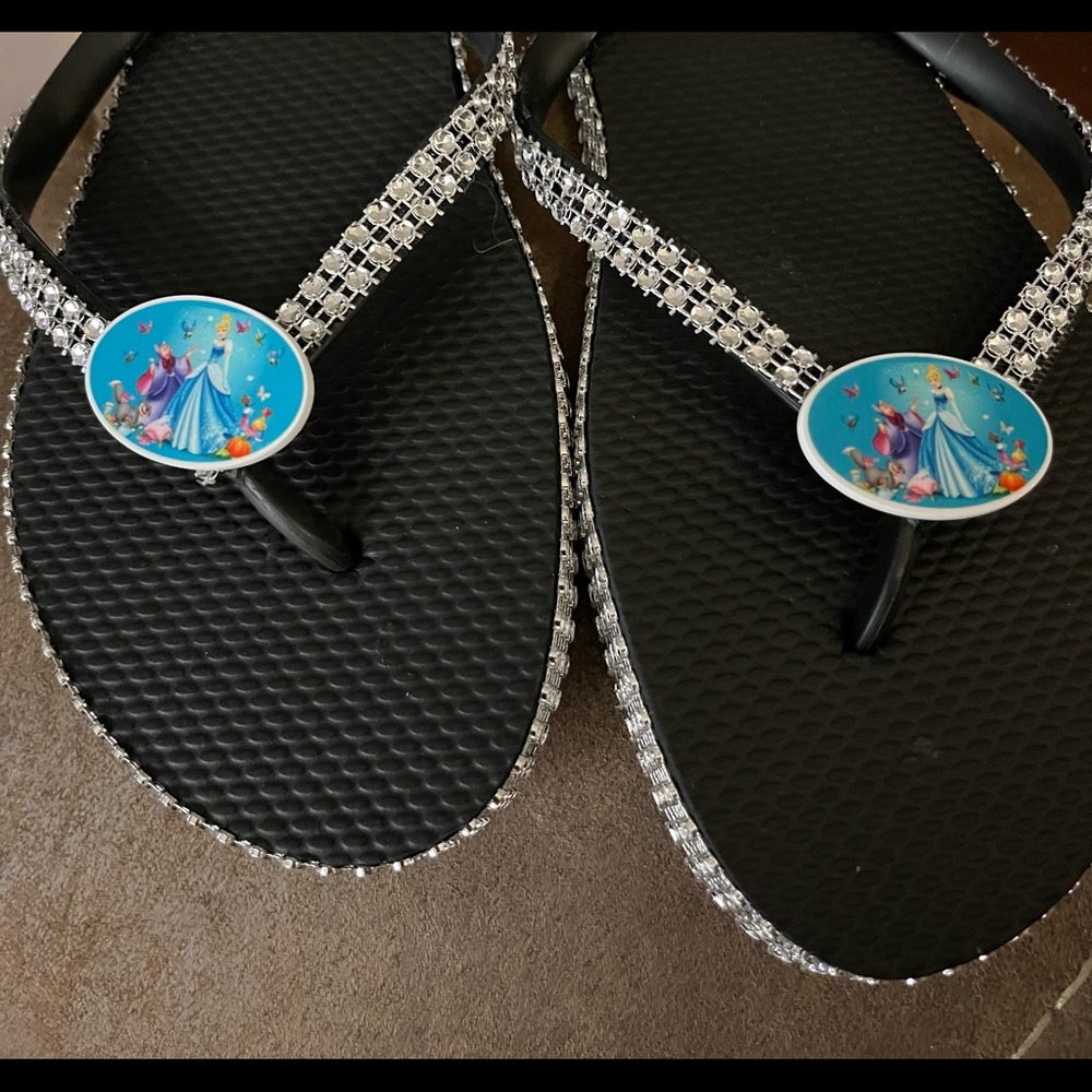 Cinderella Flip Flops - Gem